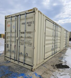 New One-Way 40′ High Cube Container | Extra Wide 2x 13ft Double Side ...